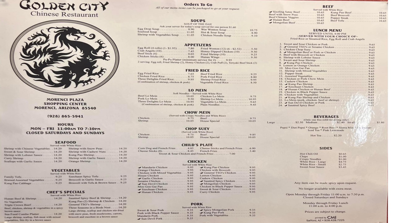 Dining | Morenci Town